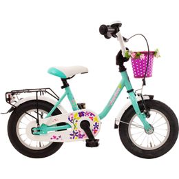 Kinderfahrrad Bachtenkirch ""Jee Bee" türkis" Fahrräder Gr. 23 cm, 12,5 Zoll (31,75 cm) hinten: 12,5 Zoll (31,75 cm), blau (türkis, türkis) Kinder