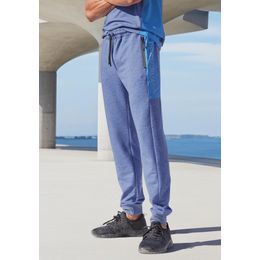 Jogger Pants AUTHENTIC LE JOGGER "- Sporthose" Gr. XL (56/58), XXL, blau Herren Hosen mit Reißverschlusstaschen und Mesheinsätzen