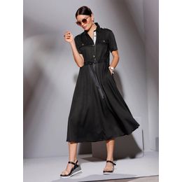 CRÉATION L Sommerkleid CREATION L "Kleid" Gr. 36, Normalgrößen, schwarz Damen Kleider