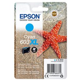 Original Epson 603XL (C13T03A24010) Druckerpatrone Cyan