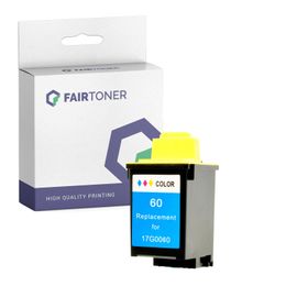 FairToner Kompatibel für Lexmark 17G0060E / 60 Druckerpatrone Color