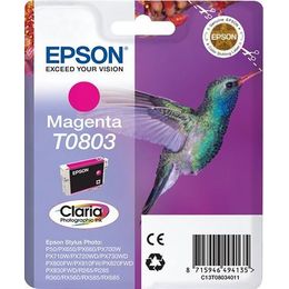 Original Epson C13T08034011 / T0803 Druckerpatrone Magenta