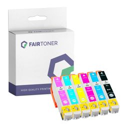 6er Multipack Set kompatibel f&uuml;r Epson C13T24384011 24XL Druckerpatronen