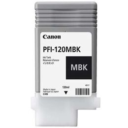 Original Canon imagePROGRAF TM-300 (2884C001 / PFI-120MBK) Druckerpatrone Matt Schwarz