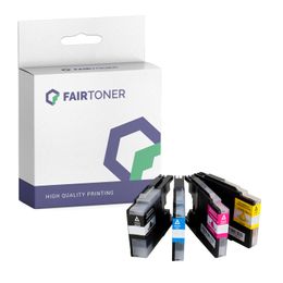 FairToner 4er Multipack Set Kompatibel f&uuml;r Brother MFC-J 5910 DW (LC-1280XL) Druckerpatronen