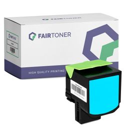 FairToner Kompatibel für Lexmark 80C0X20 / 800X2 Toner Cyan