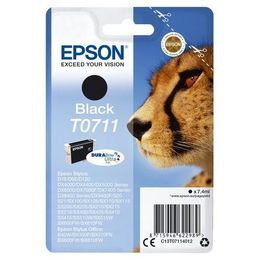 Original Epson Stylus D 120 (C13T07114011 / T0711) Druckerpatrone Schwarz