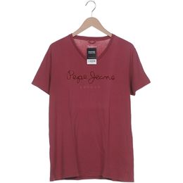 Pepe Jeans Herren T-Shirt, bordeaux, Gr. 56