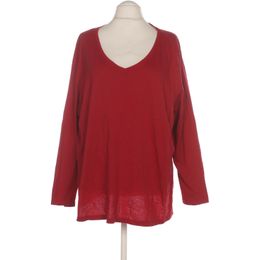 Ulla Popken Damen Langarmshirt, rot, Gr. 54