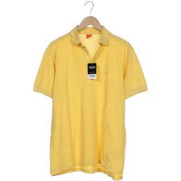 BOSS Orange Herren Poloshirt, gelb, Gr. 54