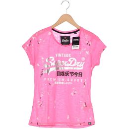 Superdry Damen T-Shirt, pink, Gr. 42