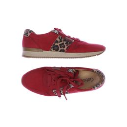 Gabor Damen Sneakers, rot, Gr. 6