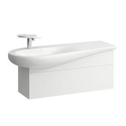 Laufen ILBAGNOALESSI Waschtischunterbau, Siphonausschnitt links, 995x320x440mm, 1 Schublade, H430421097