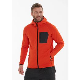 Endurance Herren Sweatjacke "Deerto", orange, Gr. L, unifarben, 100% Polyester, Sweatjacken, mit atmungsaktiver Funktion