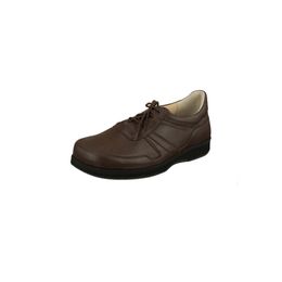 Natural Feet Herren Schnürschuh "Karsten XL", Gr. 44, braun, Leder, Synthetik, Schuhe, mit Stretchmaterial