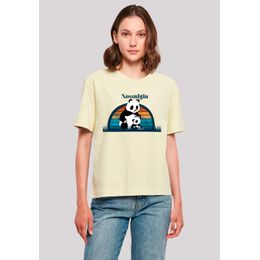 F4NT4STIC Damen T-Shirt "Tao Tao Nostalgia Heroes of Childhood", gelb, Gr. M, Obermaterial: 100% Baumwolle, Shirts, Premium Qualität, Nostalgie,