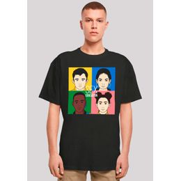 F4NT4STIC Damen T-Shirt "Sex Education Blur Cover Netflix TV Series", schwarz, Gr. L, Obermaterial: 100% Baumwolle, Shirts, Premium Qualit&auml;t