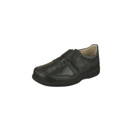 Natural Feet Herren Klettschuh "Korbin XL", Gr. 42, schwarz, Leder, Synthetik, Schuhe, mit atmungsaktivem Innenfutter
