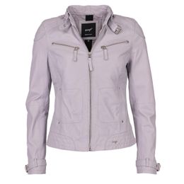 Maze Damen Lederjacke "31Ryana", blau, Gr. XXL, Obermaterial: 100% Lammleder; Futter: 100% Baumwolle; &Auml;rmelfutter: 100% Polyester, Jacken