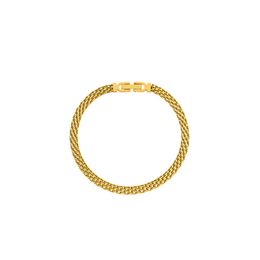 Paul Valentine Mesh Bracelet 14K Gold Plated