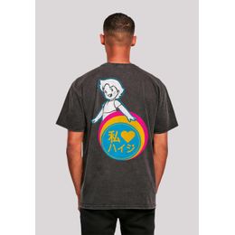 F4NT4STIC Damen T-Shirt "Heidi Heroes of Childhood", schwarz, Gr. S, Obermaterial: 100% Baumwolle, Shirts, Nostalgie, Retro Print, Kinderserie