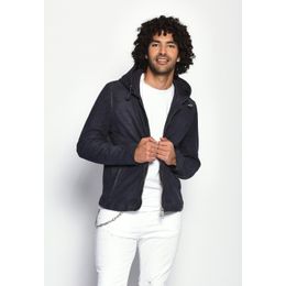Maze Herren Lederjacke "Baton", blau, Gr. XXXL, Obermaterial: 100% Lammleder; Innenseite: 100% Baumwolle; &Auml;rmelfutter: 100% Polyester, Jacken