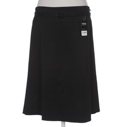 Massimo Dutti Damen Rock, schwarz, Gr. 40