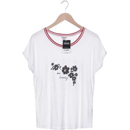 Alba Moda Damen T-Shirt, weiß, Gr. 38