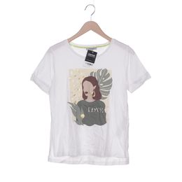 comma, Comma Damen T-Shirt, weiß, Gr. 38