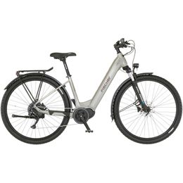 FISCHER BIKE E-Bike FISCHER FAHRRAD "TERRA 4.0i 43" E-Bikes Gr. 43 cm, 29 Zoll (73,66 cm), grau Pedelec, Elektrofahrrad für Damen u. Herren, ATP