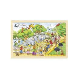 goki Jigsaw puzzle 24 pcs - Visit at the Zoo Holz