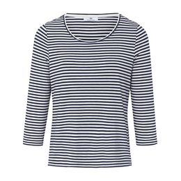 Peter Hahn - Rundhals-Shirt mit 3/4-Arm, blau, Gr. 50 / XL
