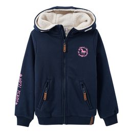 Yigga Mädchen Sweatjacke mit Teddyfutter