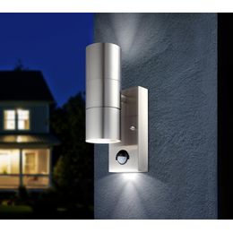 Globo Lighting - STYLE - Außenleuchte Edelstahl, 2x GU10 LED