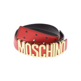 Moschino Damen Gürtel, rot, Gr. 90