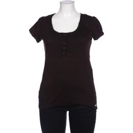 Street One Damen T-Shirt, braun, Gr. 44