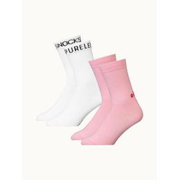 PURELEI Tennissocken-Set aus Bio-Baumwolle