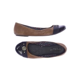 Tommy Hilfiger Damen Ballerinas, braun, Gr. 39