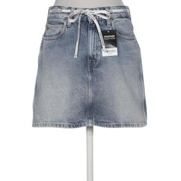 Calvin Klein Jeans Damen Rock, blau, Gr. 28