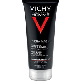 Vichy Homme Hydra-Mag C Duschgel Für Körper und Haar 200 ml