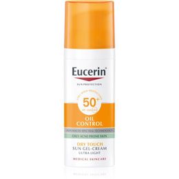 Eucerin Sun Oil Control schützende Gel-Creme für das Gesicht SPF 50+ 50 ml