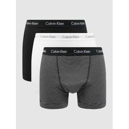 Calvin Klein Underwear Trunks mit Logo-Bund im 3er-Pack