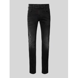 Replay Slim Fit Jeans im Used-Look Modell 'ANBASS'