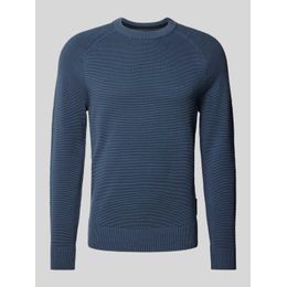 Marc O'Polo Regular Fit Strickpullover mit Ripp-Optik