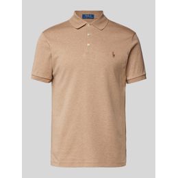 Polo Ralph Lauren Regular Fit Poloshirt mit Label-Stitching