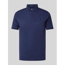 Polo Ralph Lauren Poloshirt mit gerippten Ärmelabschlüssen