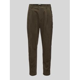 Drykorn Tapered Fit Anzughose mit Gesäßtaschen