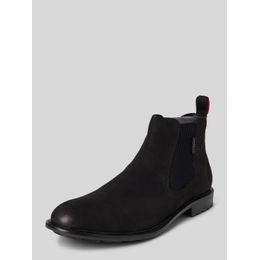 Bugatti Chelsea Boots aus Leder mit Zugschlaufe Modell 'Bonifacio'