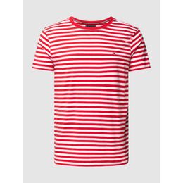 Tommy Hilfiger Slim Fit T-Shirt mit Logo-Stitching