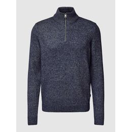 Fynch-Hatton Strickpullover mit kurzem Reißverschluss